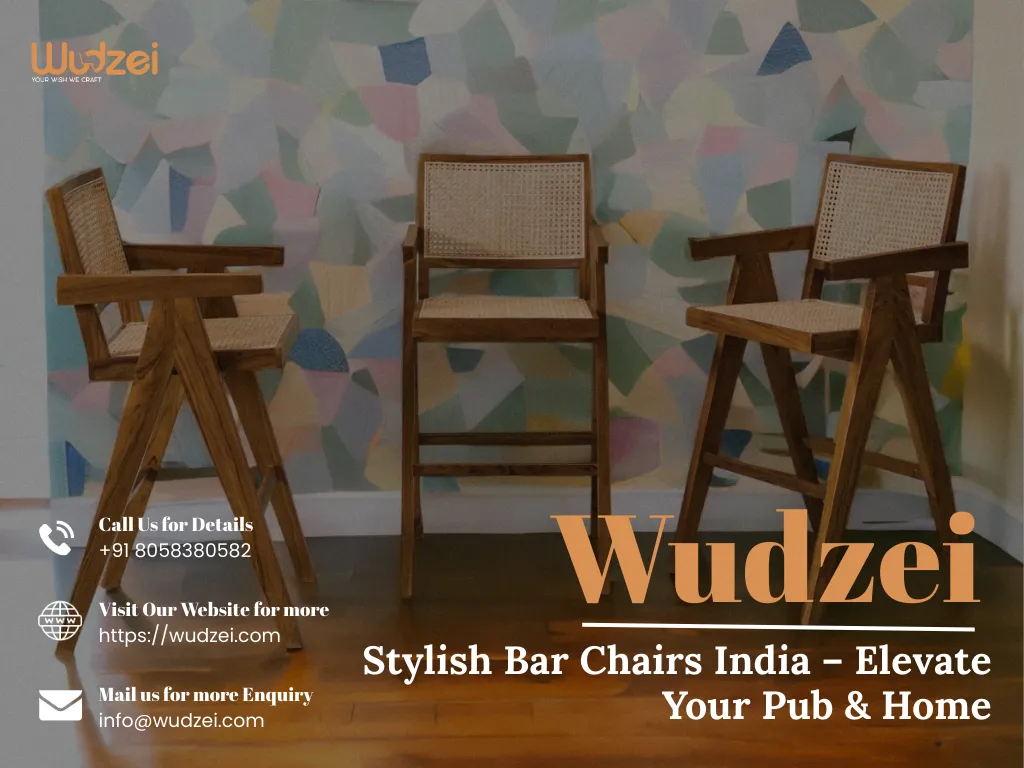Stylish Bar Chairs In India – Elevate Your Pub & Home - Wudzei